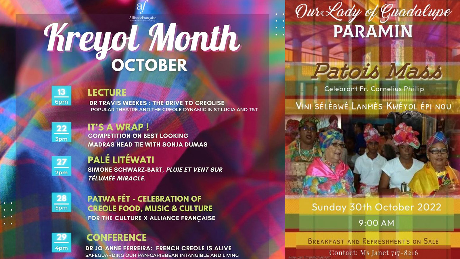 La Dominique et Trinidad au Top du "Mois du créole" | Fondas Kréyol